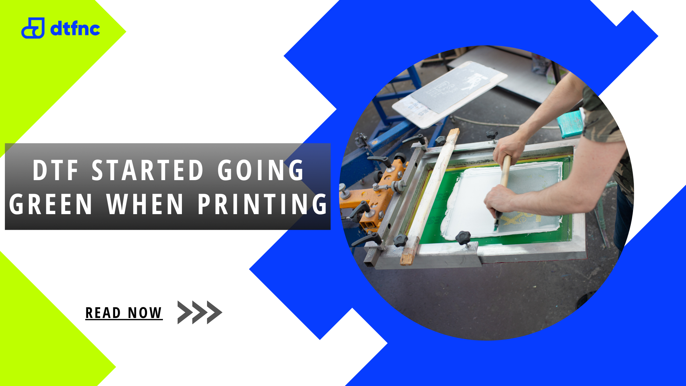 DTF Started Going Green When Printing | Eco-Friendly DTF Practices ...