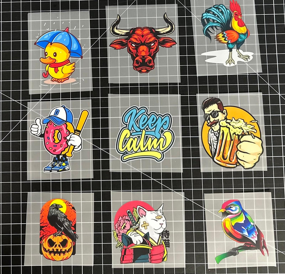 Free DTF Transfers Sample Pack - DTF North Carolina