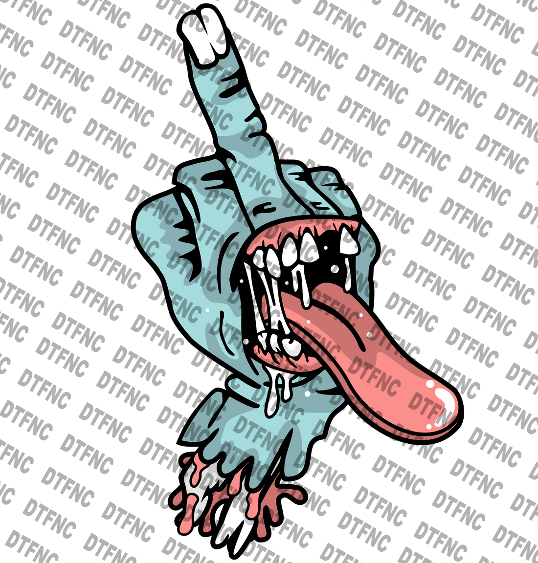 Zombie Finger - Spooky Halloween DTF Transfers for Custom Festive ...